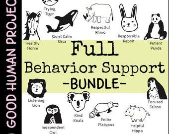 New!! Behavior Buddies HOME Bundle | Good Human Project | Editable - Etsy