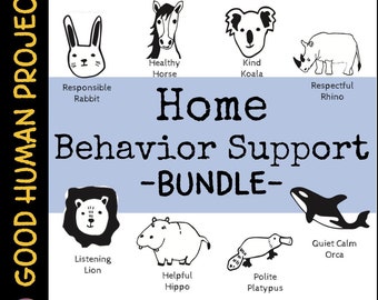 New!! Behavior Buddies FULL Bundle | Good Human Project | Editable - Etsy