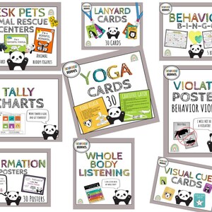 New!! Behavior Buddies ADHD Bundle | Good Human Project | Editable - Etsy