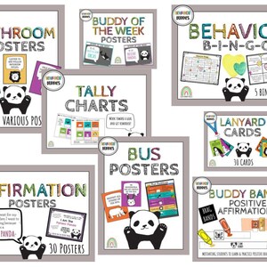 Behavior Buddies: SCHOOL & CLASSROOM Behavior Management System Social ...