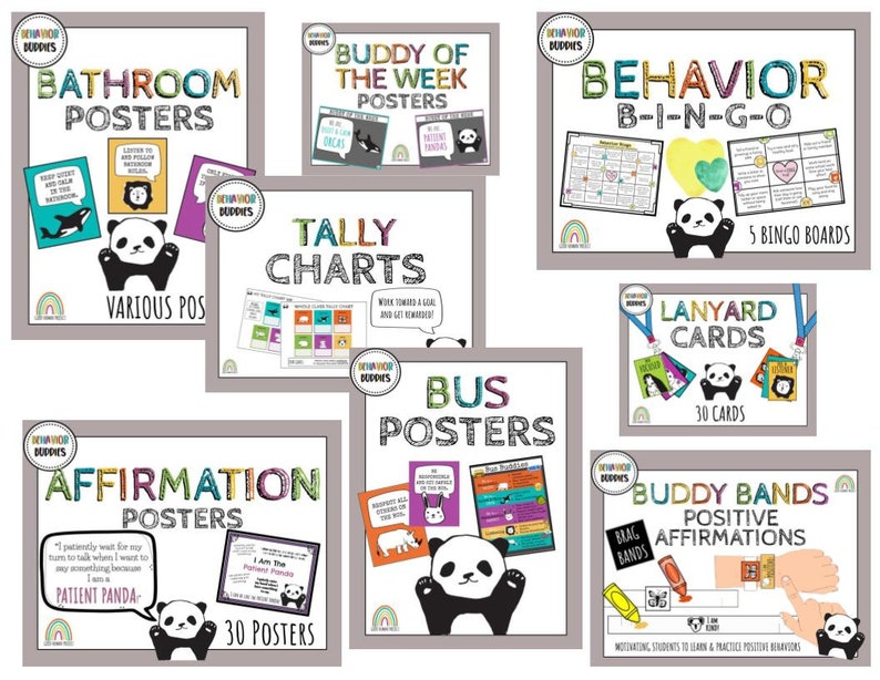 Behavior Buddies: SCHOOL & CLASSROOM Behavior Management System Social ...