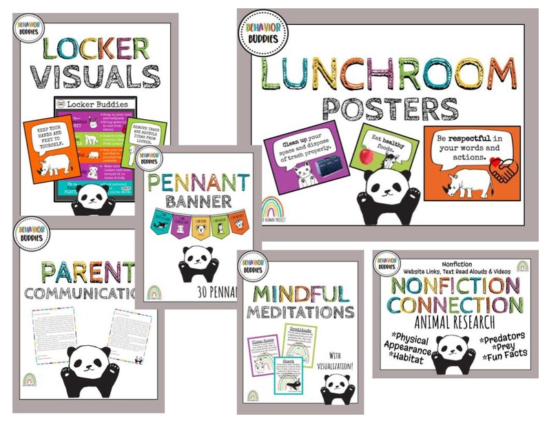 Behavior Buddies: SCHOOL & CLASSROOM Behavior Management System Social ...