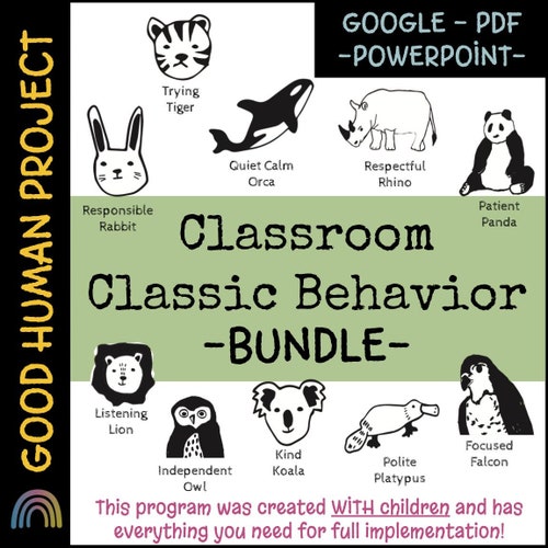 New Behavior Buddies ADHD Bundle Good Human Project - Etsy