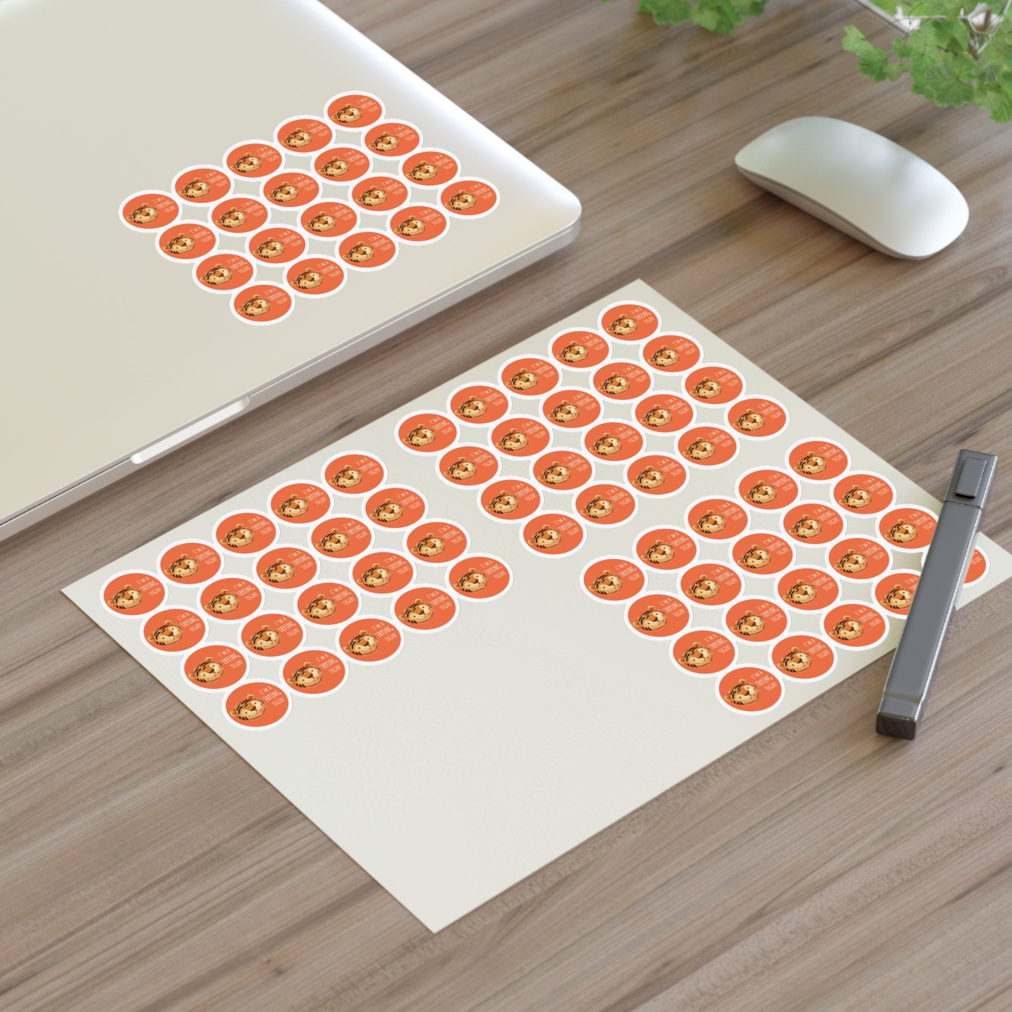 New! Positive Behavior Vinyl Stickers Featuring the Trying Tiger From ...