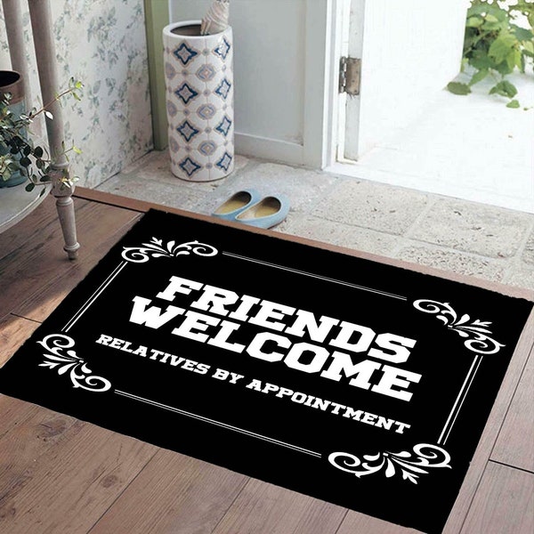 Friends Welcome Mat - Etsy