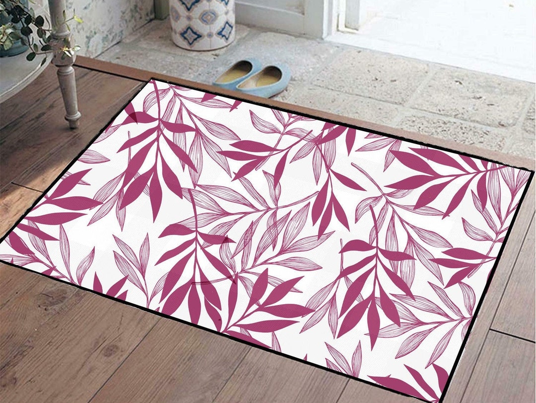 Leaves Floor Mat Doormat Outdoor Indoor Custom Personalized Farmhouse ...