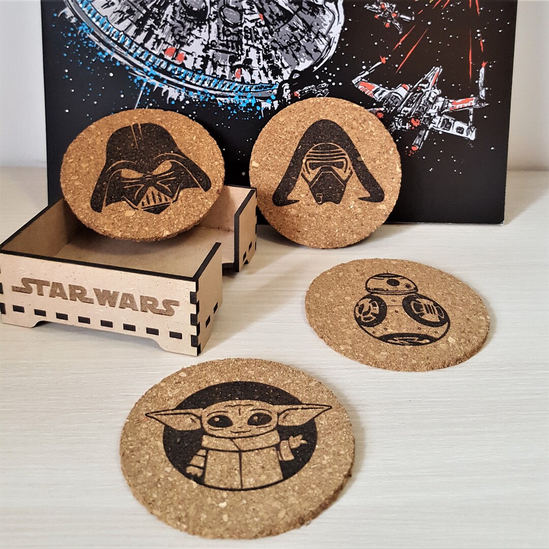 Star Wars Custom Coaster, coaster customized, Star Wars, Baby Yoda ...