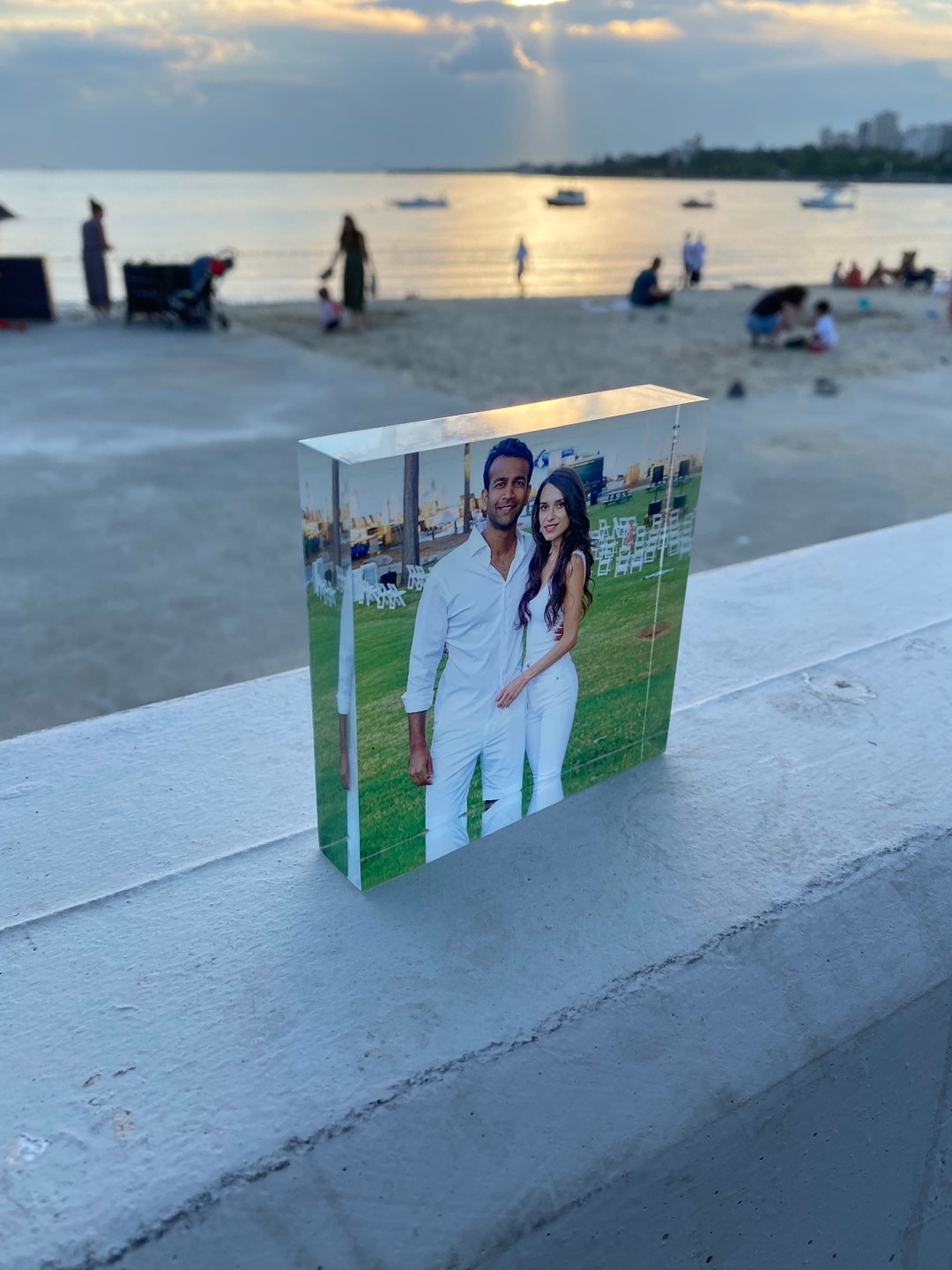 Acrylic Glass Photo Frame Block Custom Acrylic Block Photo - Etsy