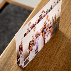 Acrylic Glass Photo Frame Block, Custom Acrylic Block Photo, Crystal ...
