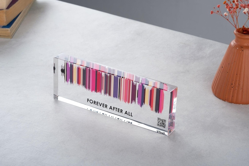 Memorial Sound Wave Art Anniversary Gift With QR Code, Memorial Gift ...