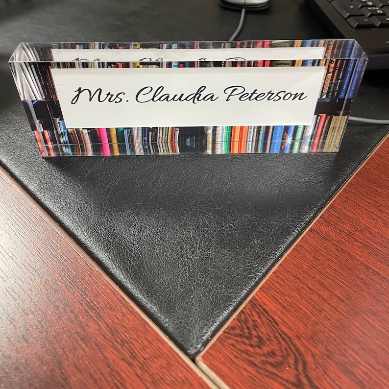 Luxury Executive Name Plate for Desk for Office Desktop Custom - Etsy