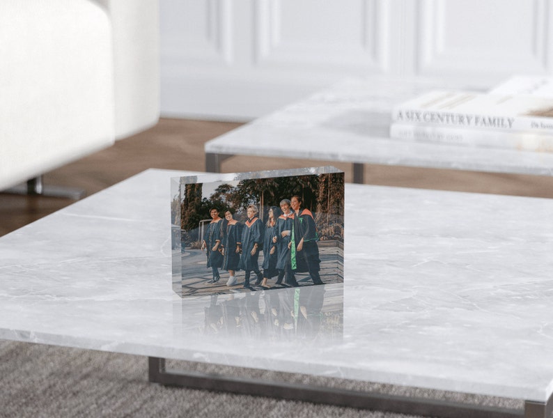 Acrylic Glass Photo Frame Block Custom Acrylic Block Photo | Etsy