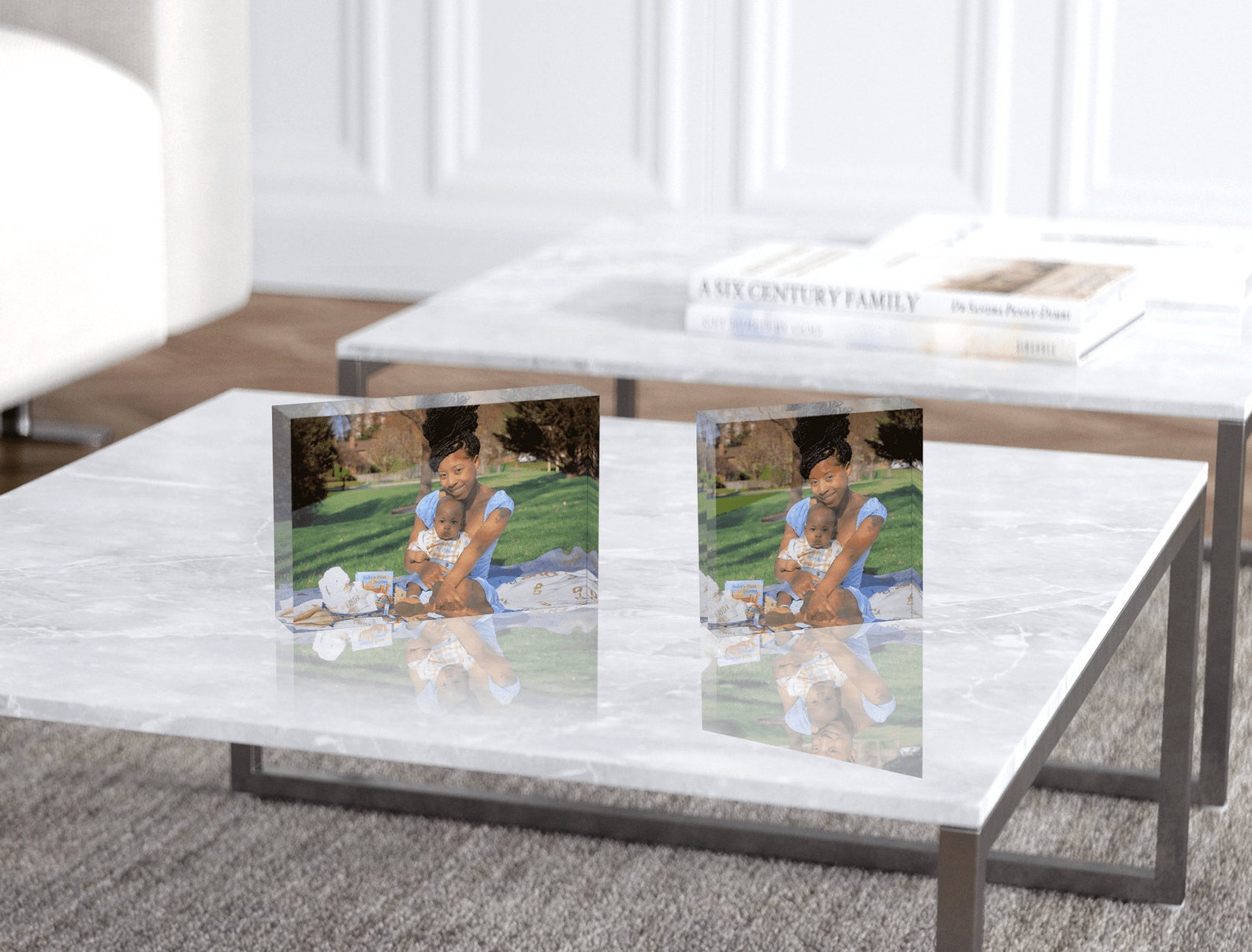 Personalized Photo Block Acrylic Glass Photo Block Custom - Etsy