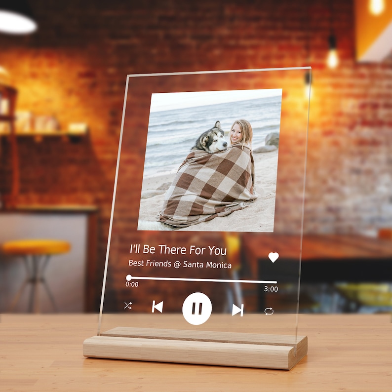 Personalized Album Cover Plaque: Custom Photo Acrylic - Etsy