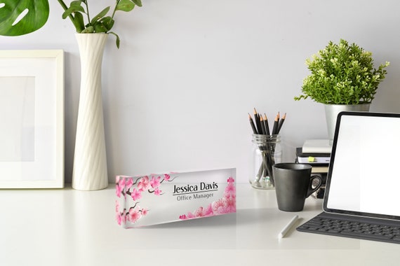 Luxury Executive Name Plate for Desk for Office Desktop Custom - Etsy