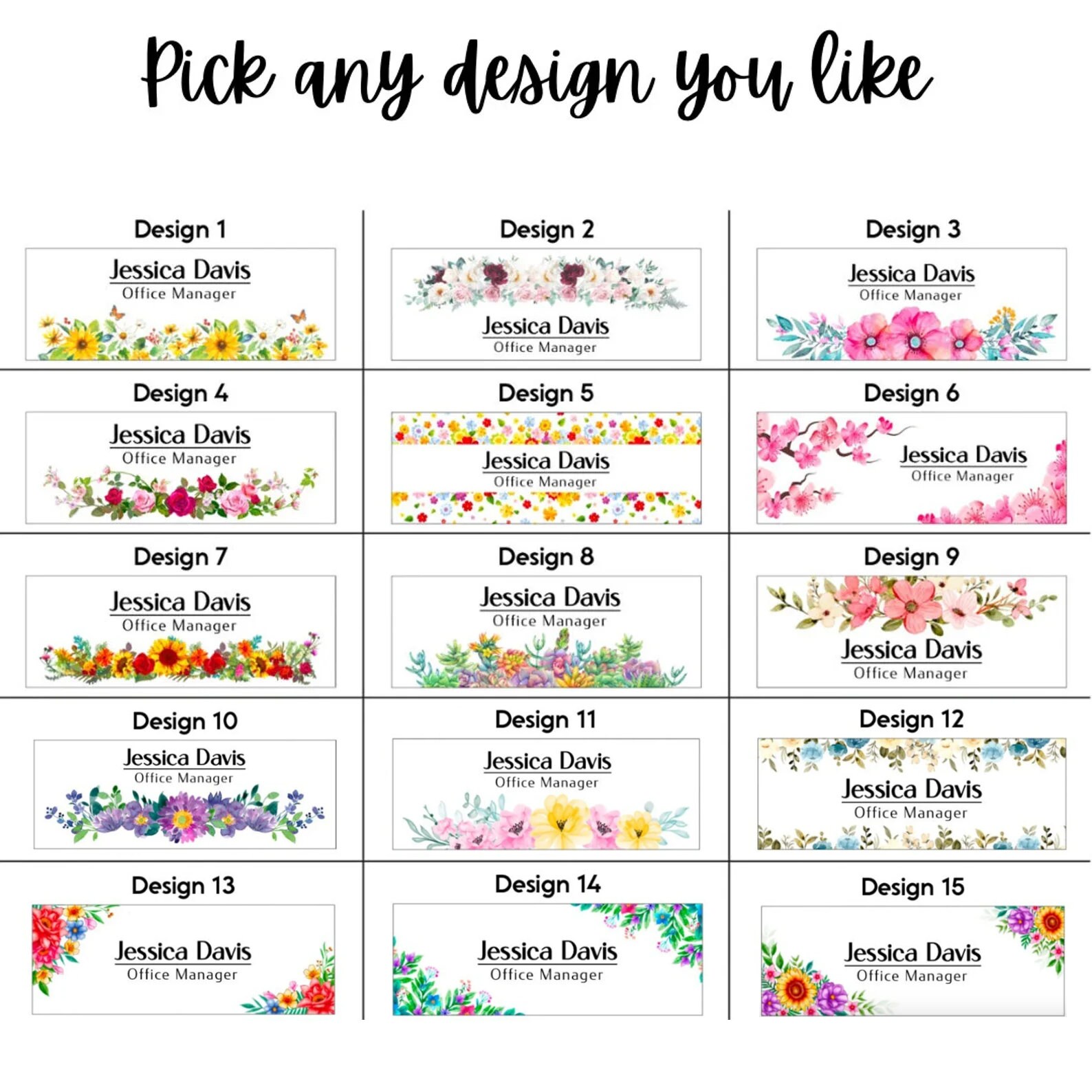 Desk Name Plate Personalized, Office Desk Plate, Desk Sign, Custom ...