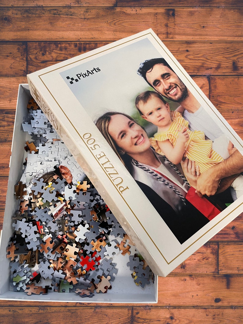 Personalized Photo Puzzle Family Gift. Custom Jigsaw Puzzle - Etsy UK