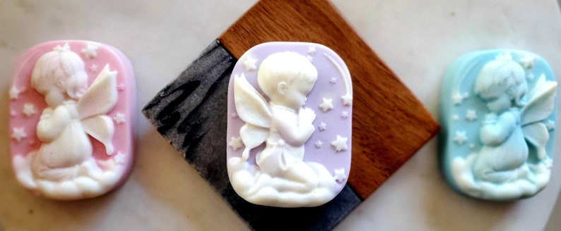 Praying Angel Soap. Baptism Favor. Baby Shower Favor. Unique Soaps ...
