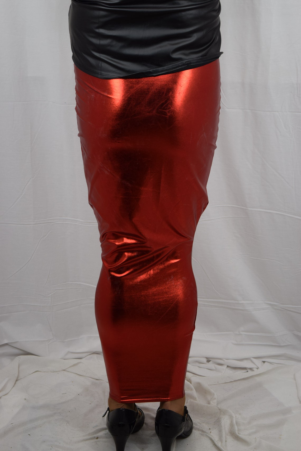 High-waist Spandex Hobble Skirt - Etsy