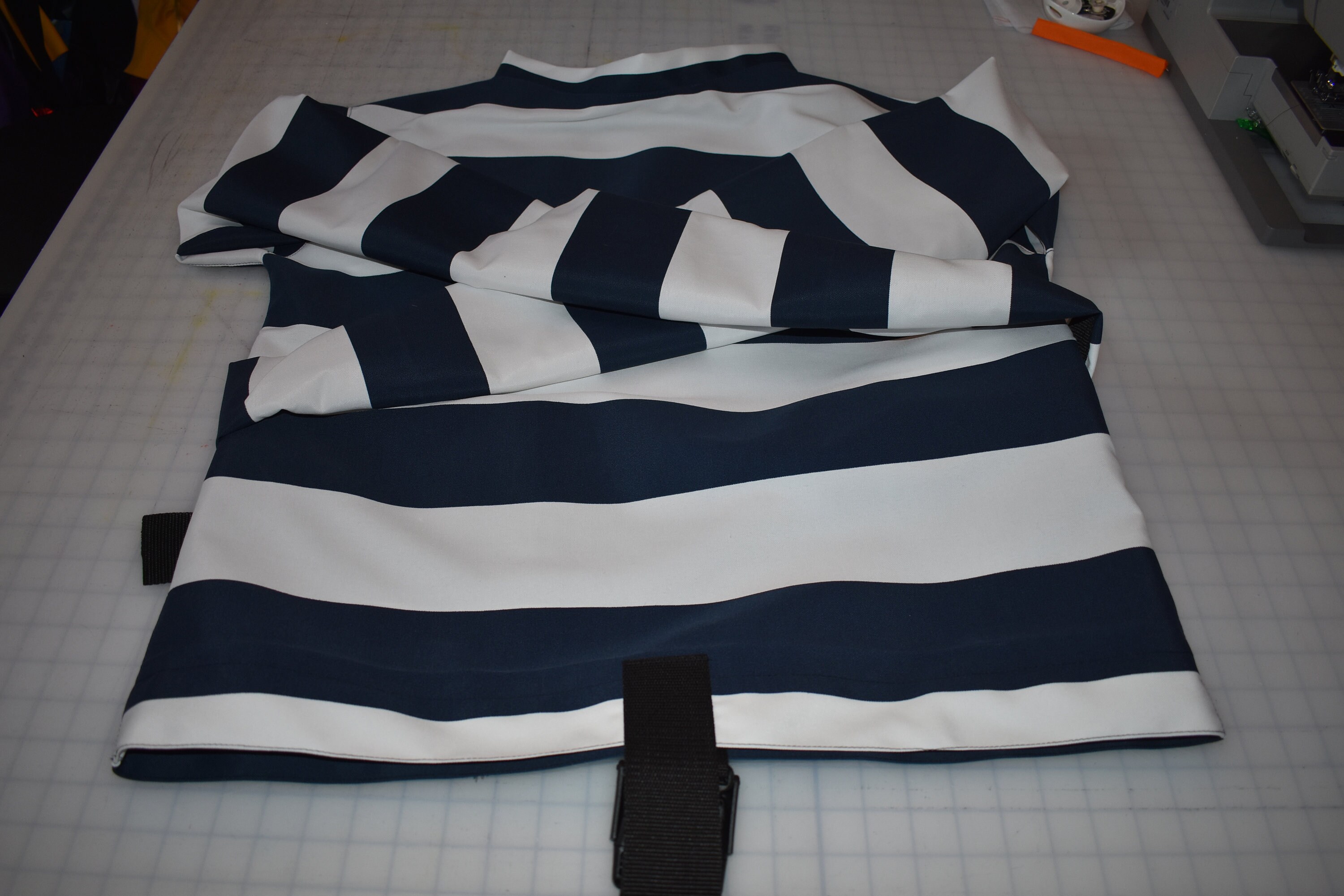 Jail Inmate Suit, Striped Canvas Straitjacket and Pants, Inmate ...