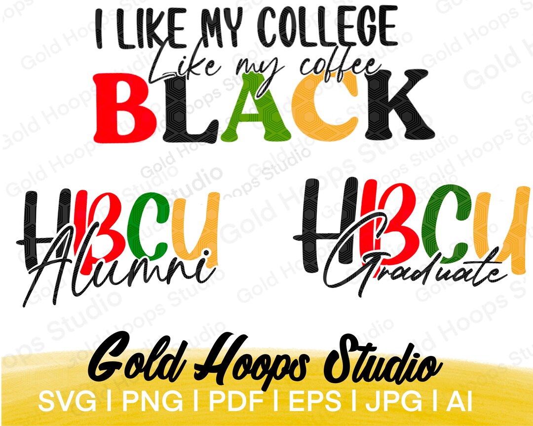 HBCU Bundle / Black University Svg| Hbcu Png | HBCU Svg | Black College ...
