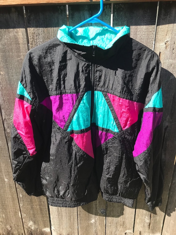 Neon 80s Windbreaker Suits