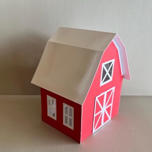 3D Barn Set SVG, Cricut Digital Cut File - Etsy