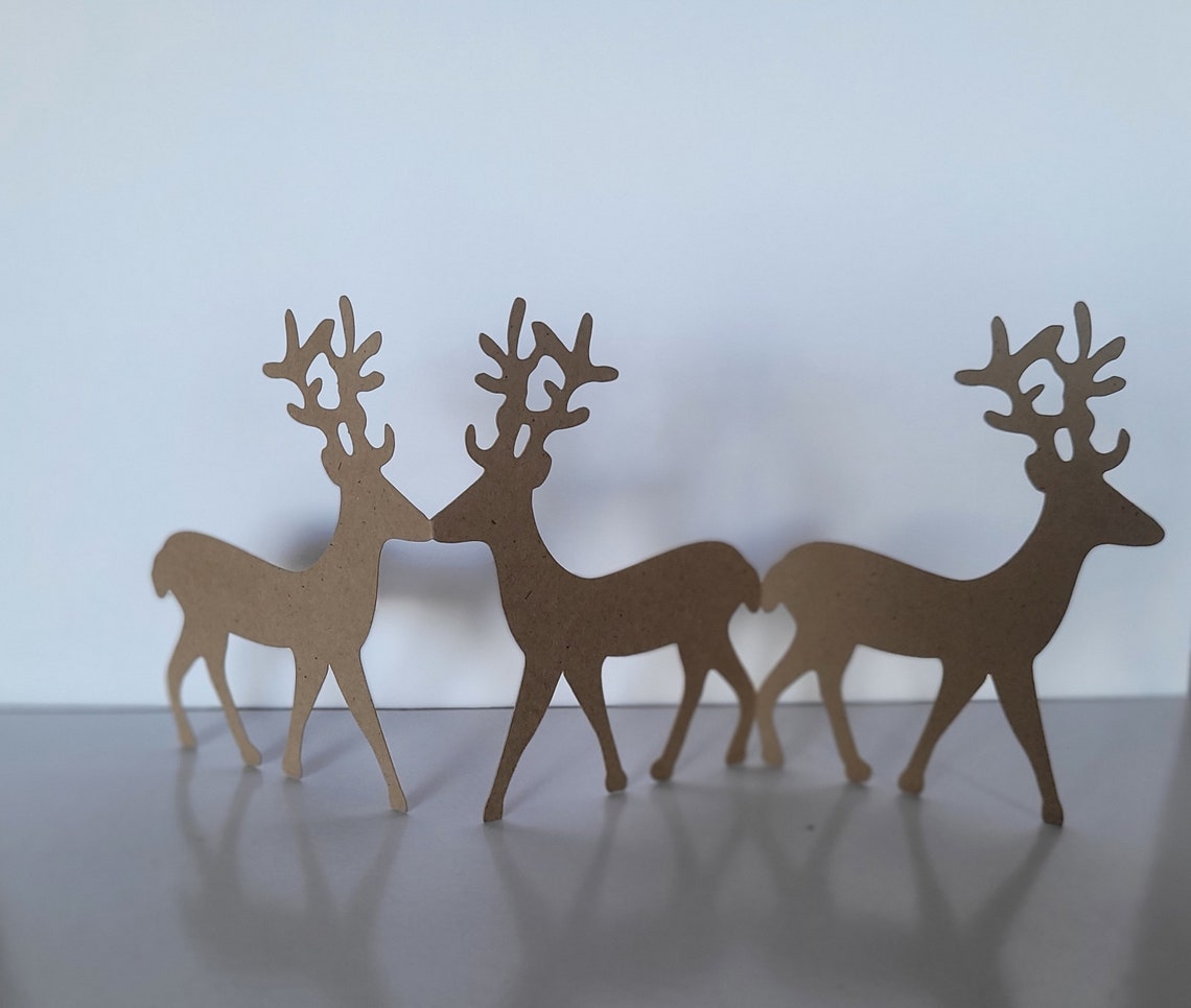 Christmas Reindeer Paper Chain SVG, DIY Digital Cricut Cut File - Etsy