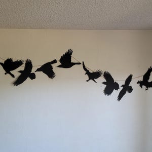 Halloween Large Crow Banner or Cut Out Svgs, Digital Files for Cricut ...