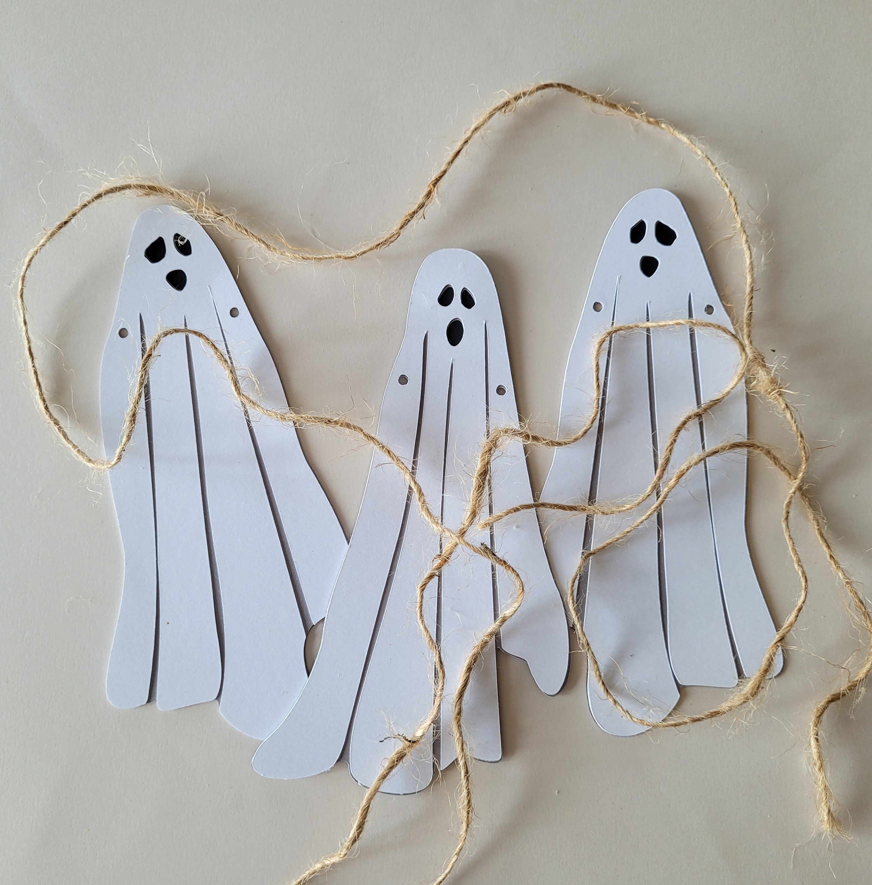 Sheet Ghost Banner or Cut Outs Svgs, Layered Digital Images for Cricut ...