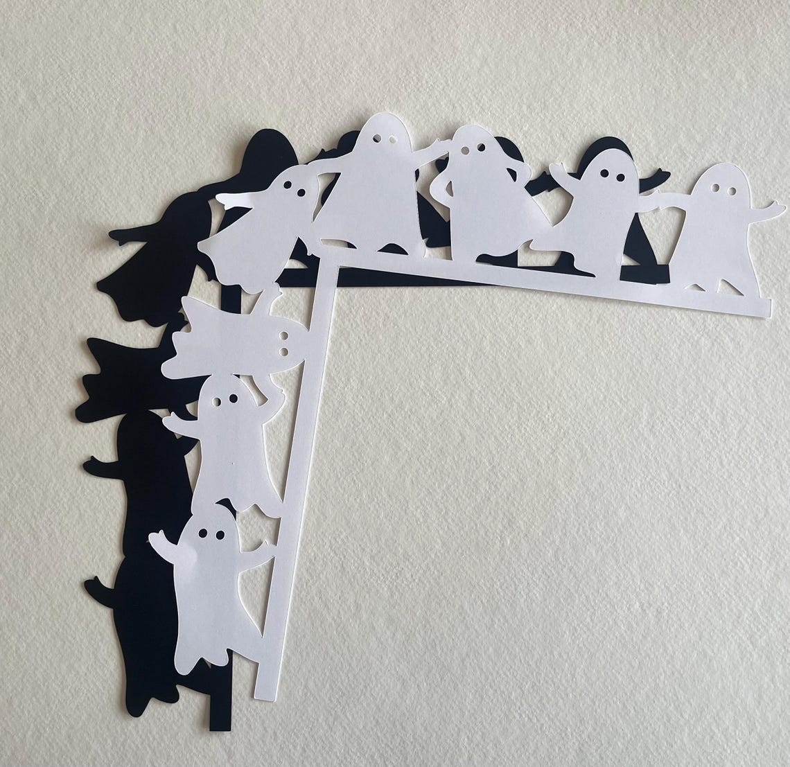 Silly Ghost Door Corner Set Svgs, Digital Cut Files - Etsy