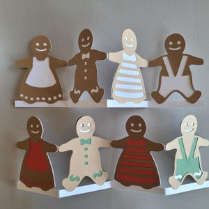 Iced Gingerbread Paper Chains SVG, DIY Christmas Digital Cut Files - Etsy