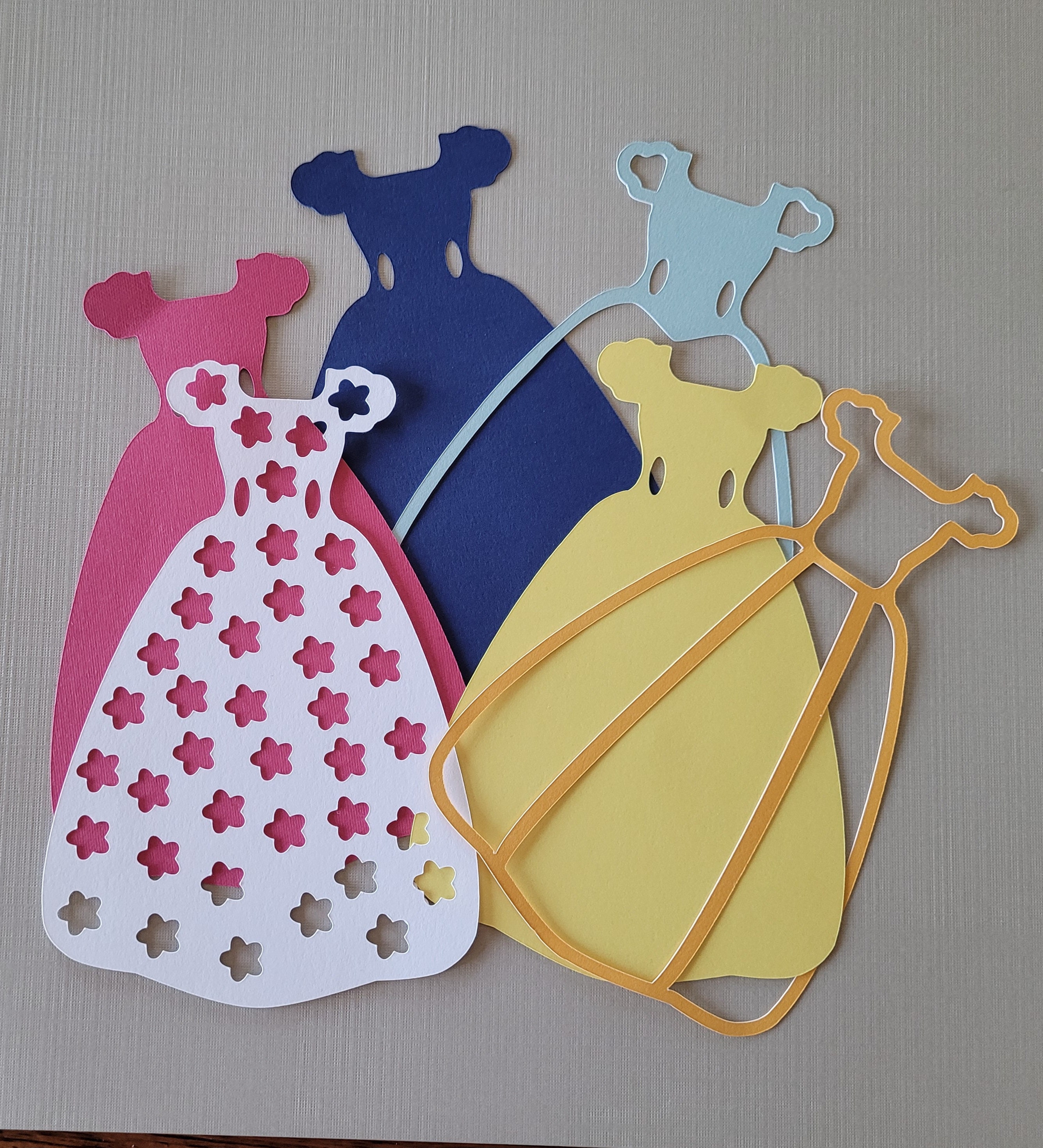 Princess Dresses Banner SVG, DIY Two Layered Digital Files - Etsy