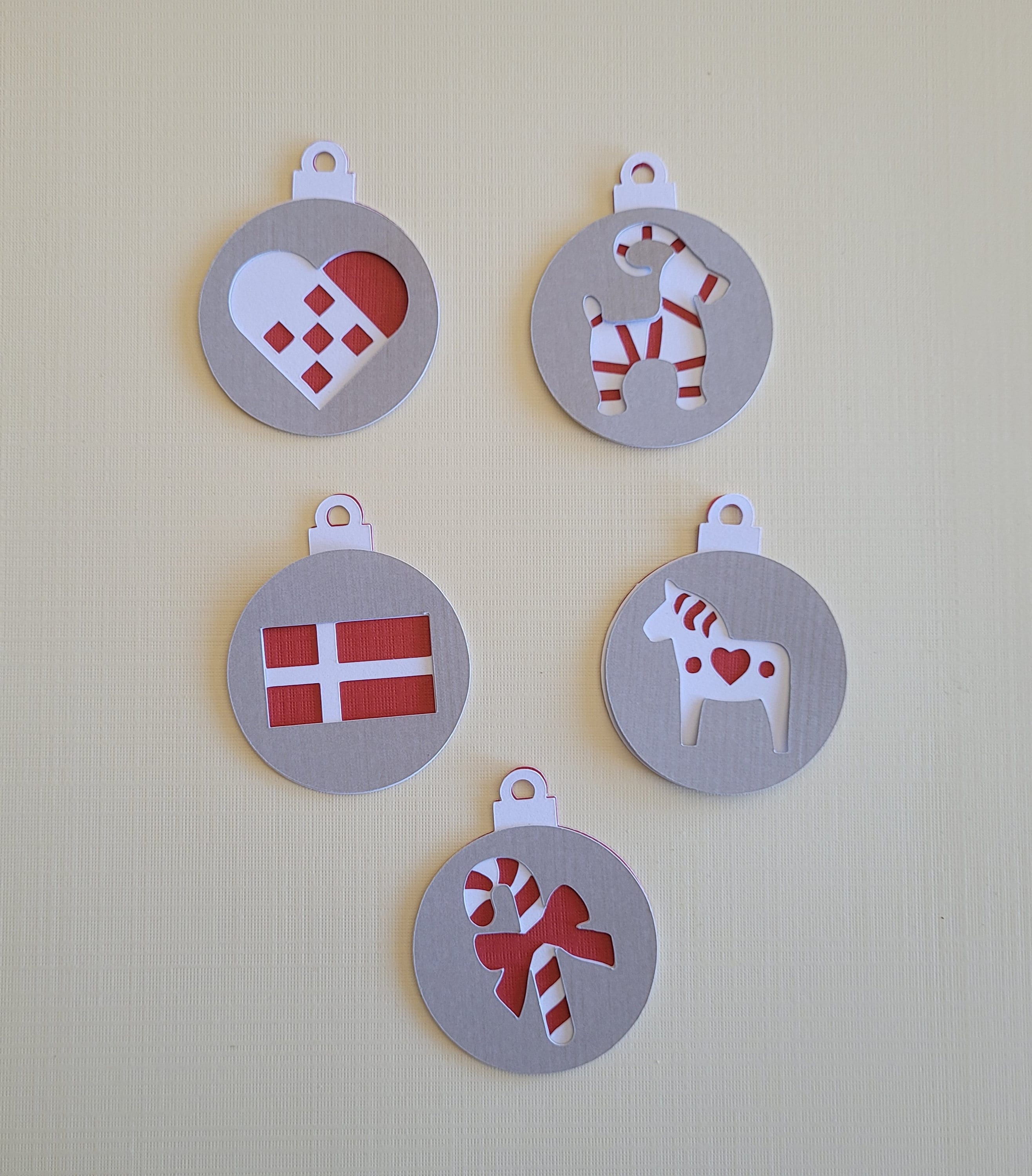 Danish Christmas Balls Three Layered Svgs, DIY Digital Cut Files - Etsy