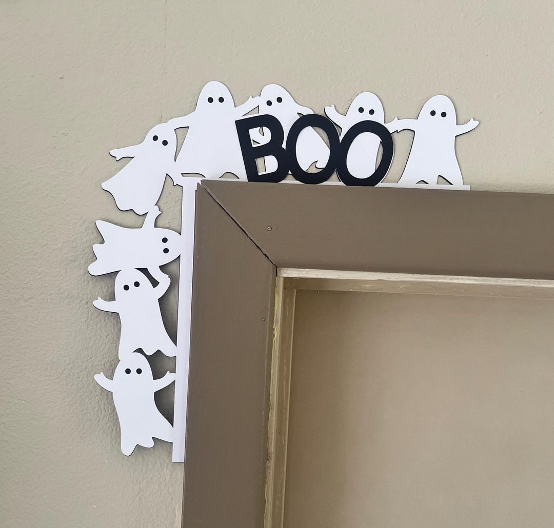 Silly Ghost Door Corner Set Svgs, Digital Cut Files - Etsy