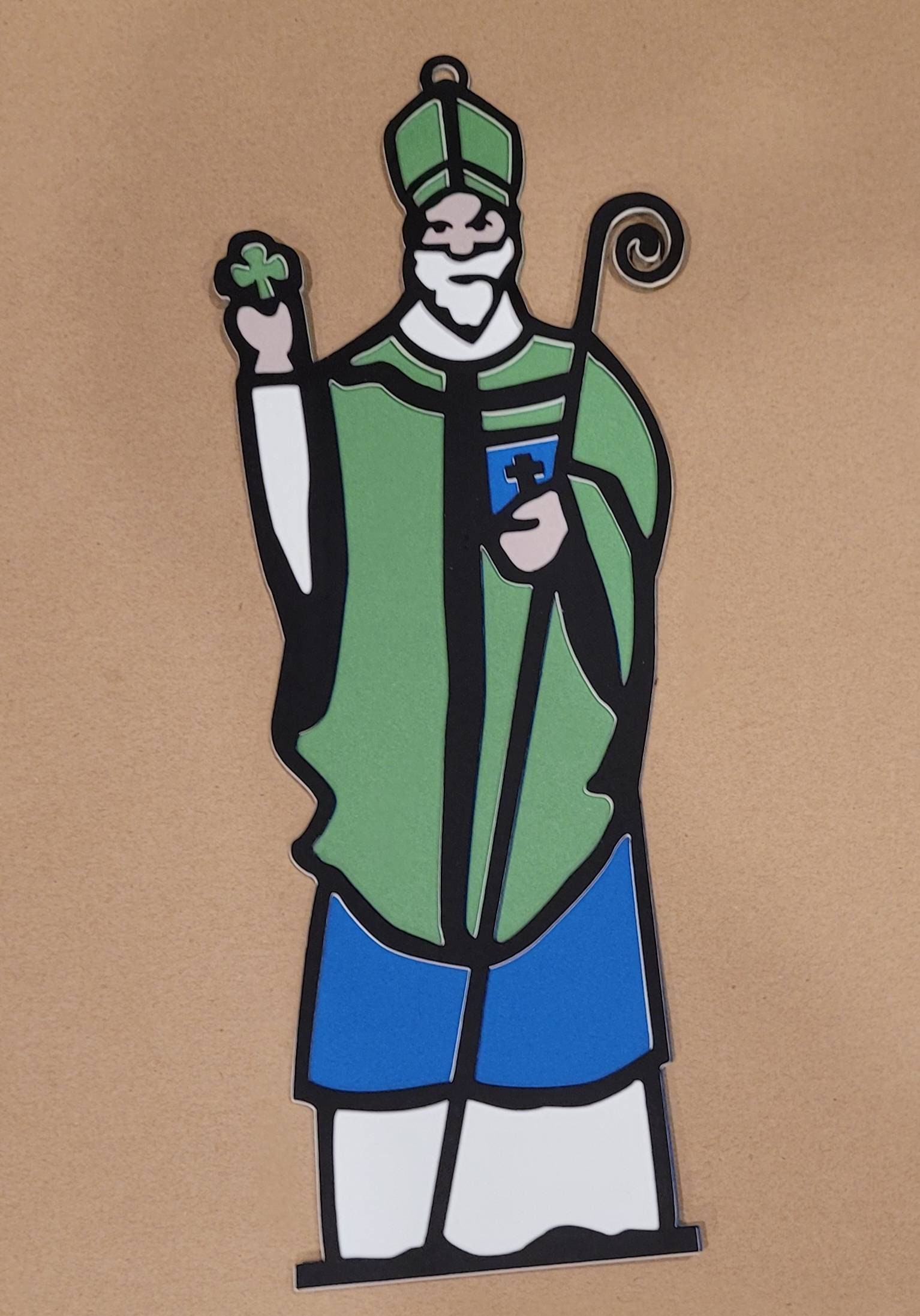 St. Patrick SVG, Five Layered Digital Cricut Cutting File - Etsy