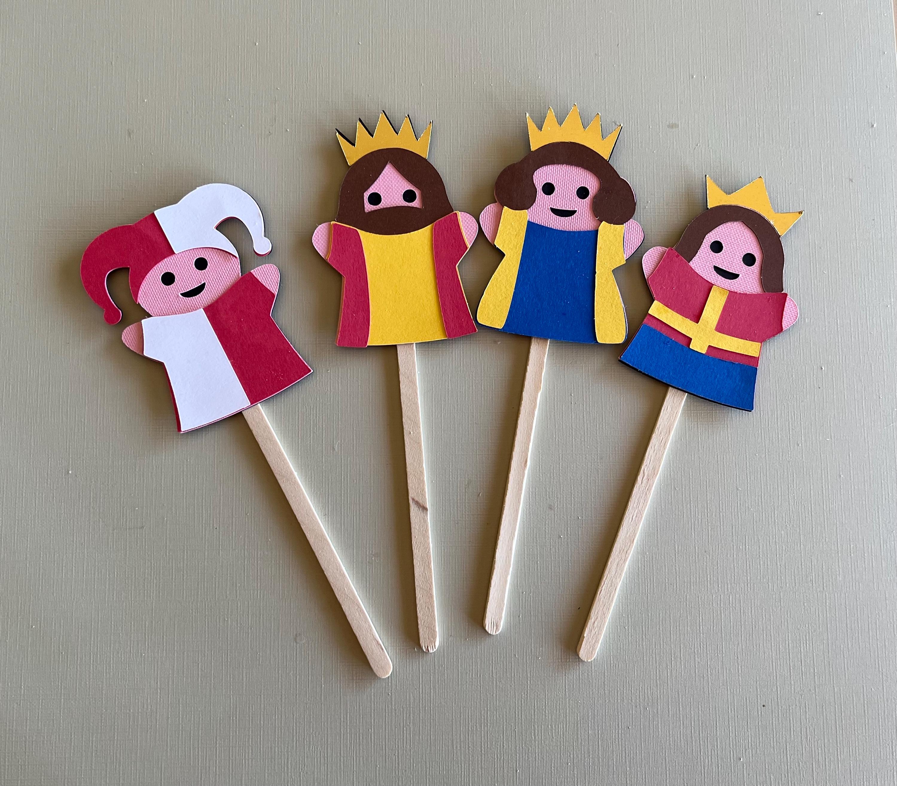 Fairy Tale Royal Family Stick Puppet Set Svgs, Digital Cut Files - Etsy