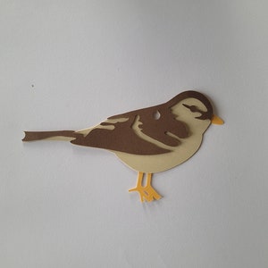 Sparrow Ornament and Cut Out SVG, DIY Cricut Digital Layered Image - Etsy