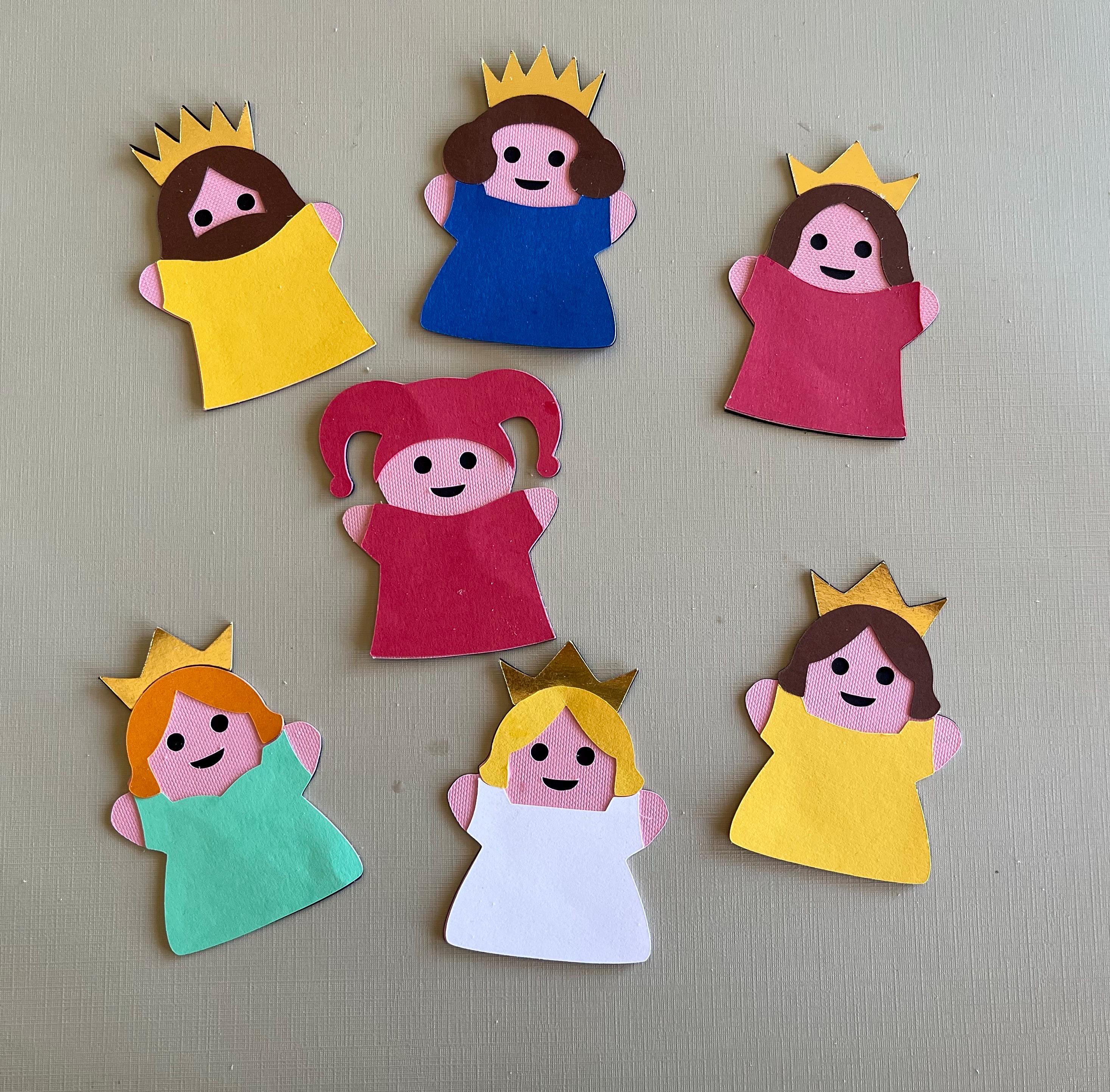 Fairy Tale Royal Family Stick Puppet Set Svgs, Digital Cut Files - Etsy