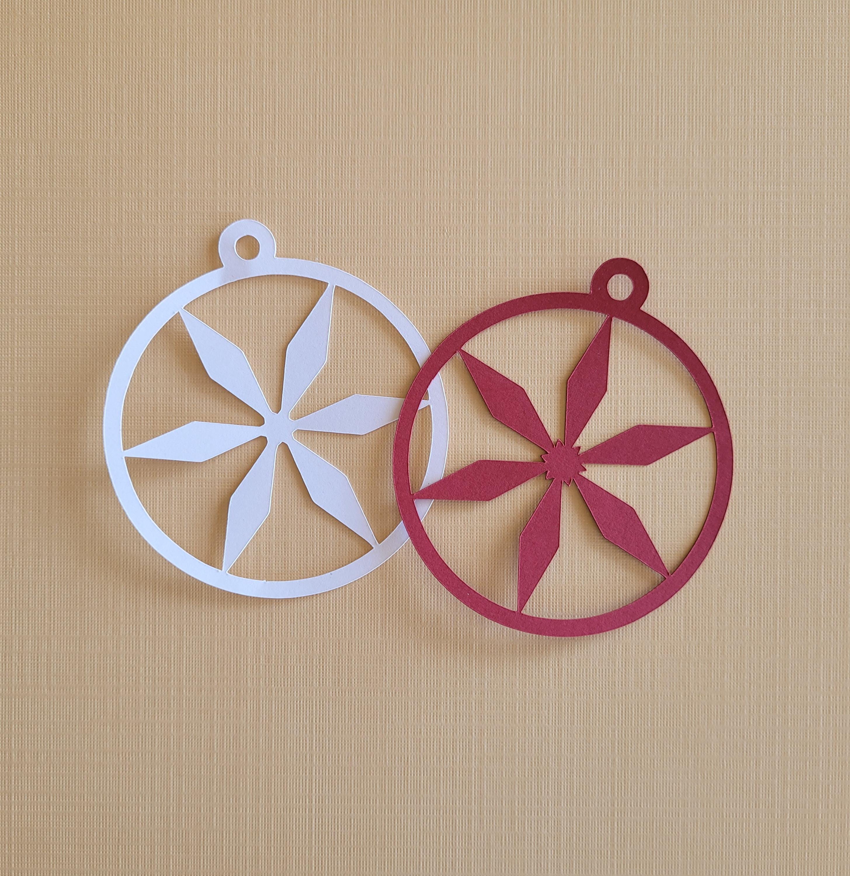 Danish Two Toned Star SVG, Digital Files for Cutting Machine Ornaments ...