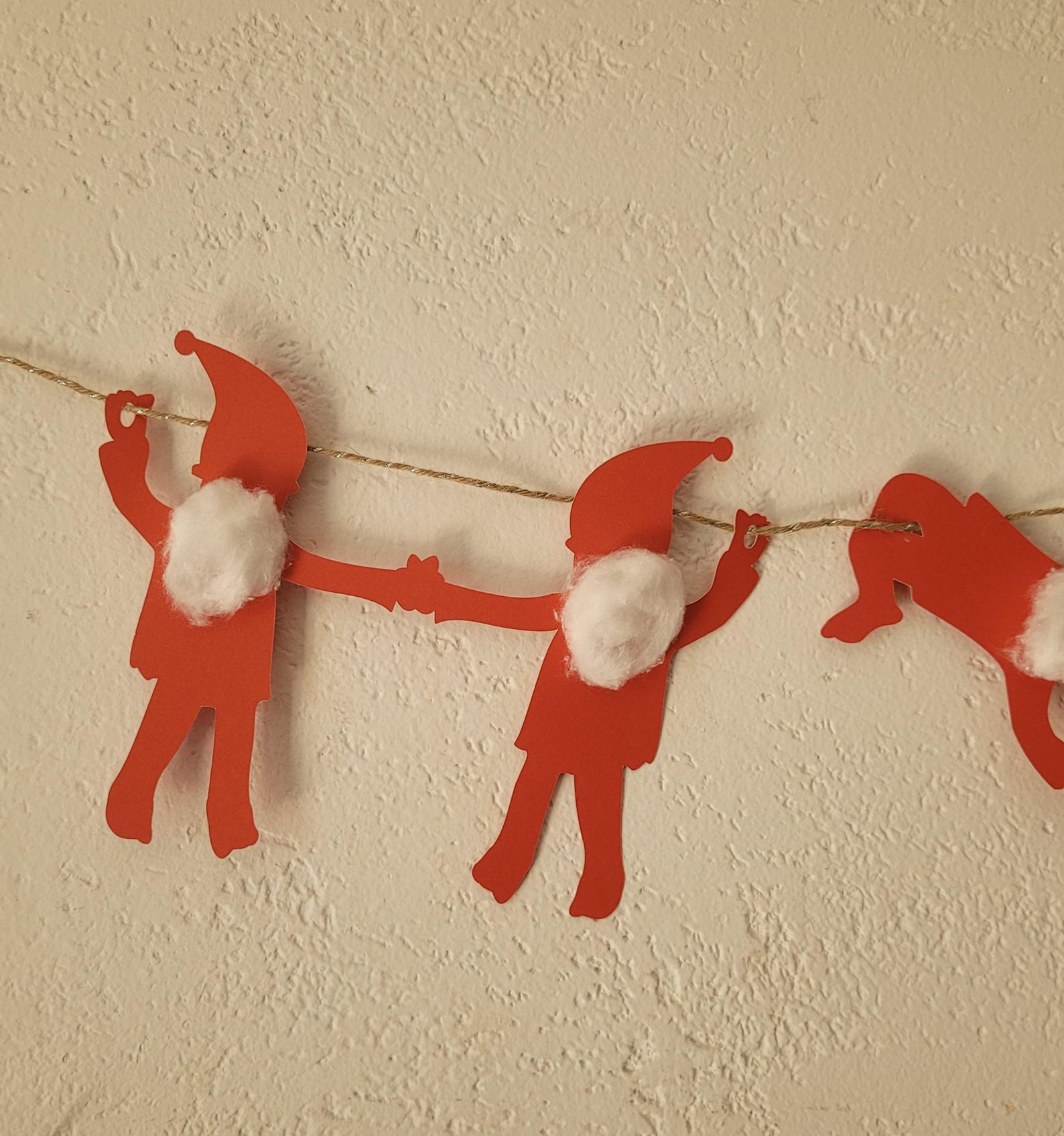Hanging Nisse Banner SVG, DIY Scandinavian Elf, Tomte or Gnome Digital ...