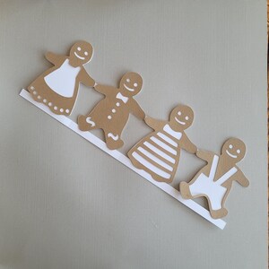 Iced Gingerbread Paper Chains SVG, DIY Christmas Digital Cut Files - Etsy