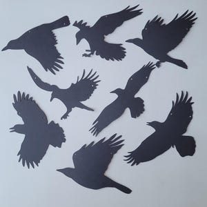 Halloween Large Crow Banner or Cut Out Svgs, Digital Files for Cricut ...