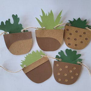 Succulent Banner and Cut Outs SVG, DIY Layered Digital Files - Etsy