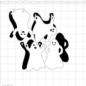 Hanging on Ghost Banner SVG, Layered Digital Images for Cricut - Etsy