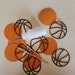 Basketball Cupcake Topper SVG, Two Layered Digital Files - Etsy