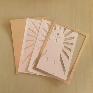 First Holy Communion Card A6 and Envelope SVG, Digital Card for Cricut ...
