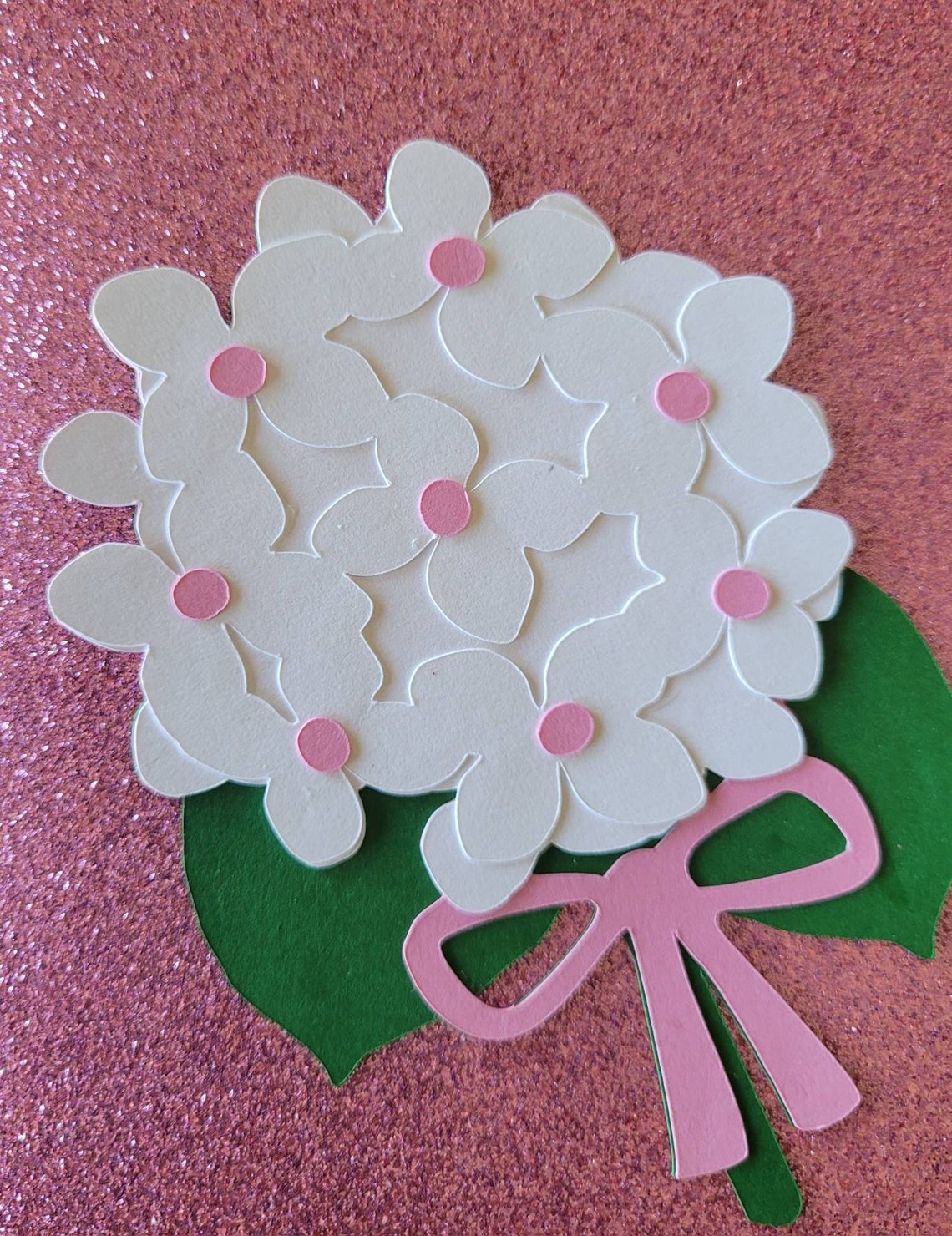 Hydrangea Wedding Card SVG Digital File to Make Layered - Etsy