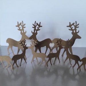 Christmas Reindeer Paper Chain SVG, DIY Digital Cricut Cut File - Etsy