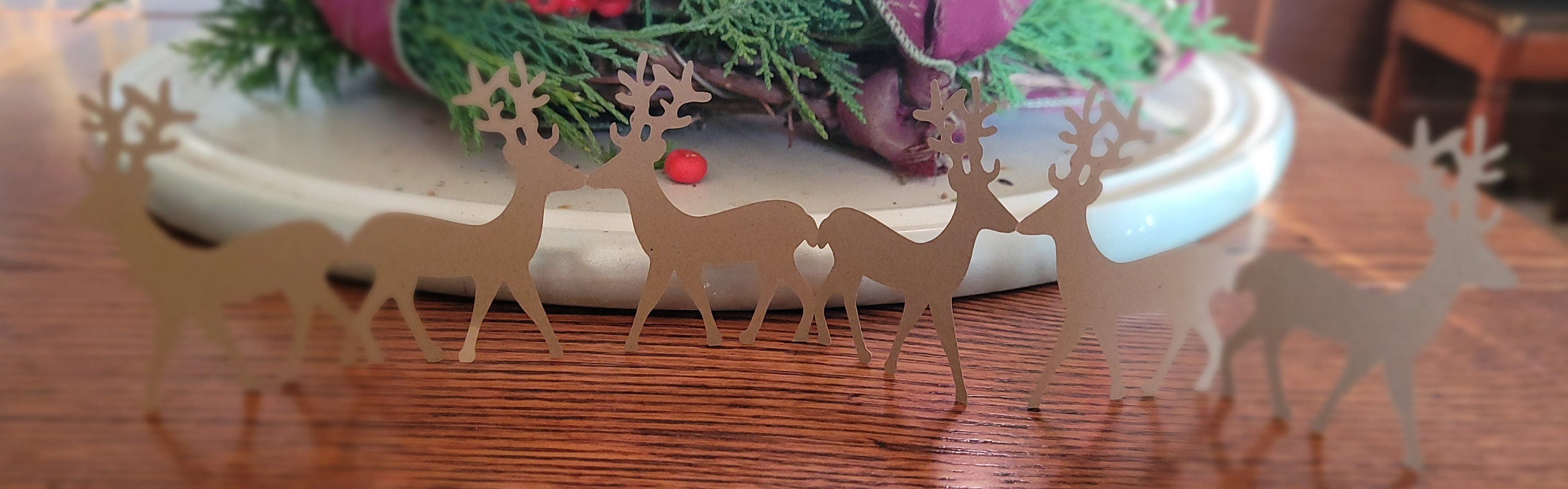 Christmas Reindeer Paper Chain SVG, DIY Digital Cricut Cut File - Etsy